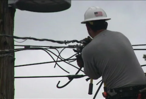 Dropping Power Line Stock Video Footage | Royalty Free Dropping Power ...