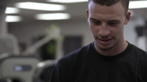 Man encouraging his friend who is doing ... | Stock Video | Pond5