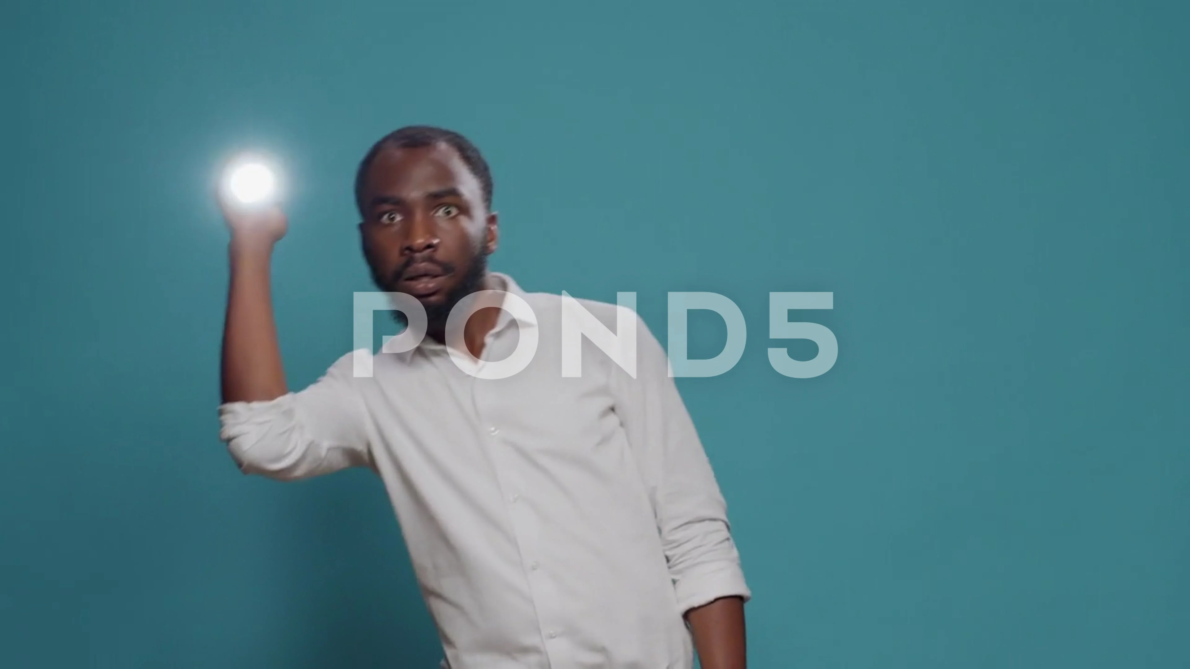 Looking With Flashlight