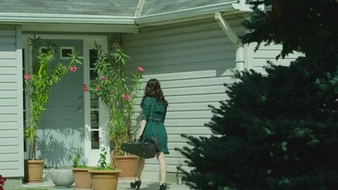 Man following , secretly spying young gi... | Stock Video | Pond5