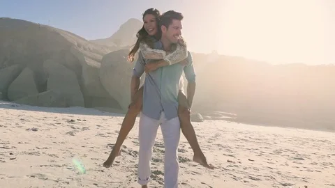 Front Piggyback Ride Stock Footage ~ Royalty Free Stock Videos | Pond5