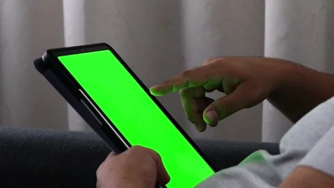 Man with Green Screen Chroma Key Smartph... | Stock Video | Pond5