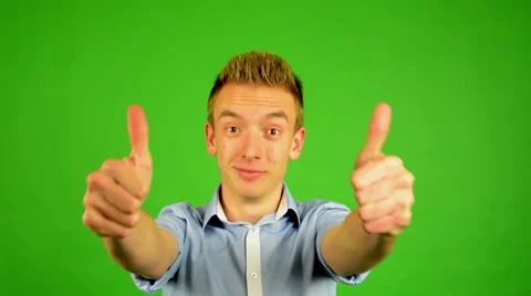 man - green screen - portrait - man agre... | Stock Video | Pond5