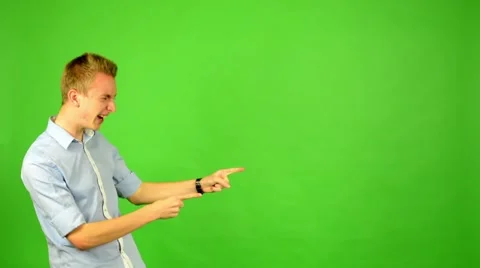 man - green screen - portrait - man agre... | Stock Video | Pond5