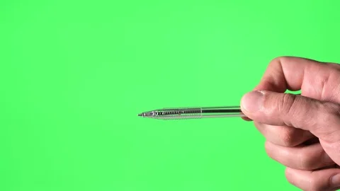 Green Screen Hand Pen Stock Video Footage | Royalty Free Green Screen ...