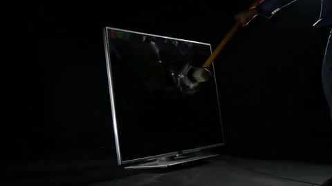 Man Hitting Tv Stock Videos – Royalty-Free HD & 4K Videos