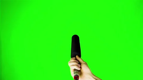 Microphone Green Screen Mic Stock Videos – Royalty-Free HD & 4K Videos