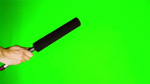 Microphone Green Screen Mic Stock Video Footage | Royalty Free ...