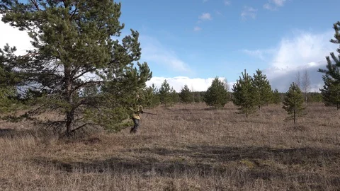 Hunter Man Shooting Stock Videos – Royalty-Free HD & 4K Videos | Pond5