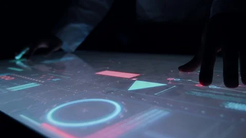 Touch Screen Interactivity Stock Video Footage | Royalty Free Touch ...