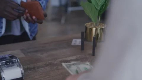 Handing Cash Stock Footage ~ Royalty Free Stock Videos | Pond5