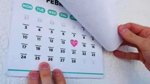 Calendar From January Stock Videos – Royalty-Free HD & 4K Videos | Pond5