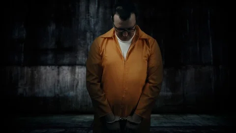 A man is locked in a prison cell. Prison... | Stock Video | Pond5