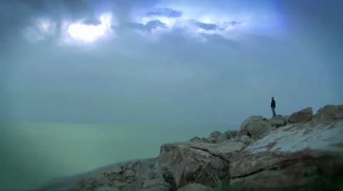 Man Looking Over Horizon Stock Videos – Royalty-Free HD & 4K Videos
