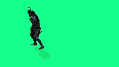 Man in Medieval Armor Running on Green S... | Stock Video | Pond5