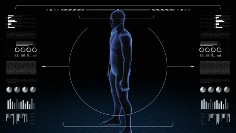 Man with pathology. 3d body of boy. Male... | Stock Video | Pond5