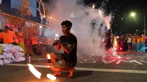 Man Up Fire Effect Stock Video Footage | Royalty Free Man Up Fire ...