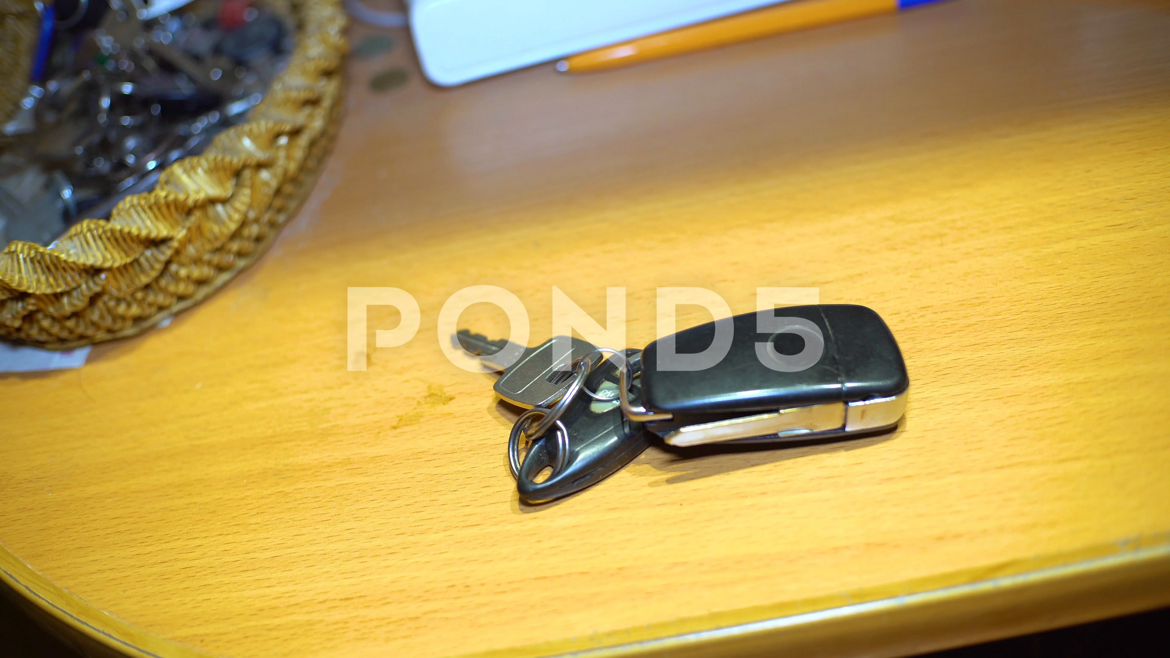 Car Keys On Table
