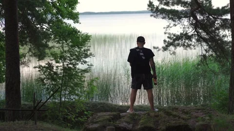 Young Man Pissing Stock Footage ~ Royalty Free Stock Videos | Pond5