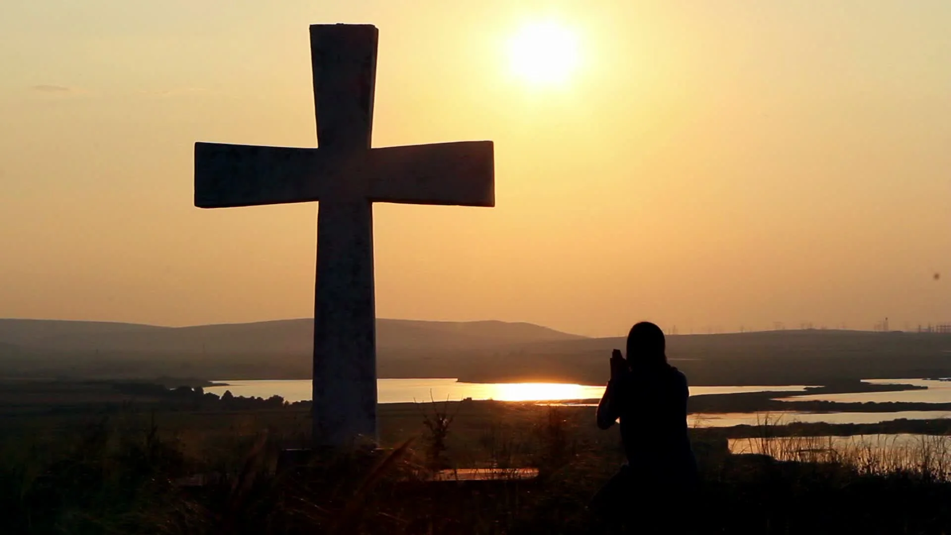 Man Praying To Jesus