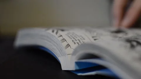 Manga Book Stock Video Footage | Royalty Free Manga Book Videos | Pond5