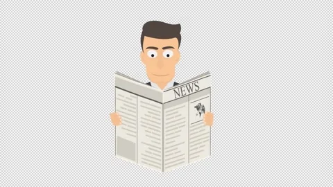 Newspaper Animation Stock Footage ~ Royalty Free Stock Videos | Pond5