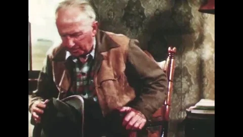 A man recounts how his house burned down... | Stock Video | Pond5