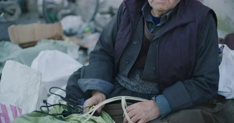 A Man That Recycles Electrical Items Nea... | Stock Video | Pond5