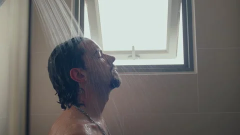 Man In Shower Stock Videos – Royalty-Free HD & 4K Videos