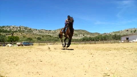 Man On Horse Running Stock Videos – Royalty-Free HD & 4K Videos | Pond5