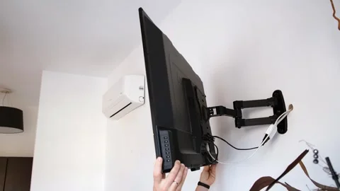 Hanging Tv Screen Stock Footage ~ Royalty Free Stock Videos | Pond5