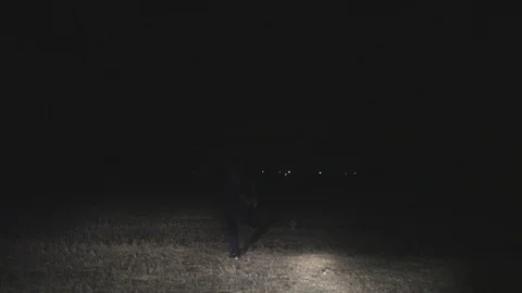 Man running from car chase. Stock. View ... | Stock Video | Pond5