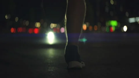 Man Running Night Stock Videos – Royalty-Free HD & 4K Videos | Pond5