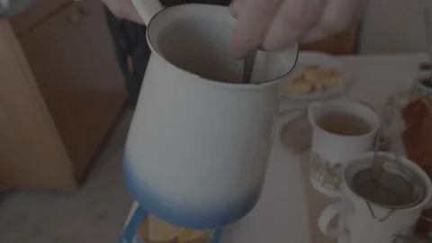 a man showing tea leaves to the camera | Stock Video | Pond5
