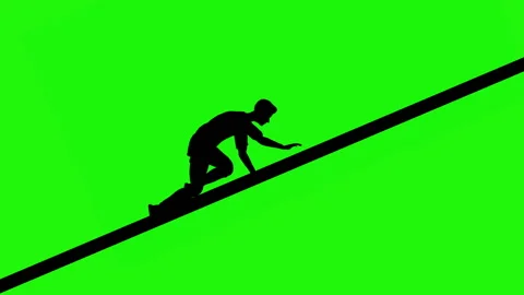 Silhouette Green Screen Man Stock Video Footage | Royalty Free ...