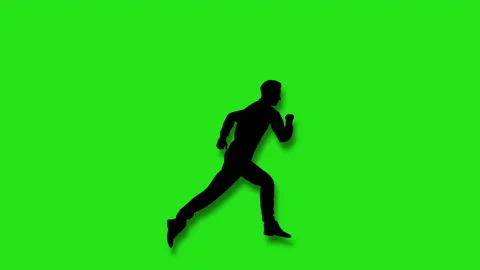 Running Green Screen Stock Video Footage | Royalty Free Running Green ...