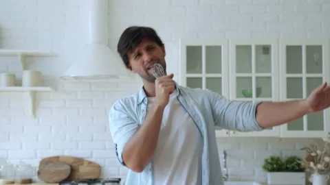 Man Cooking Happy Stock Videos – Royalty-Free HD & 4K Videos