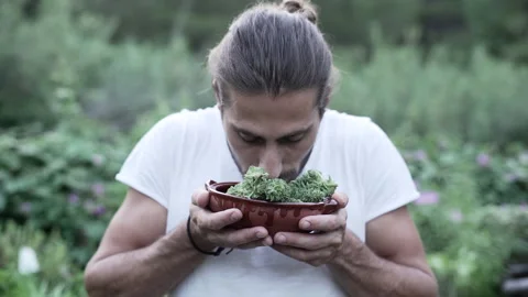 Cannabis Smile Stock Footage ~ Royalty Free Stock Videos | Pond5