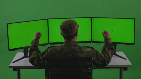 Man Soldier Celebrating And Dancing Whil... | Stock Video | Pond5