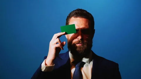 man takes out business card from the poc... | Stock Video | Pond5