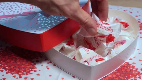 Raffaello Sweets Stock Video Footage | Royalty Free Raffaello Sweets ...