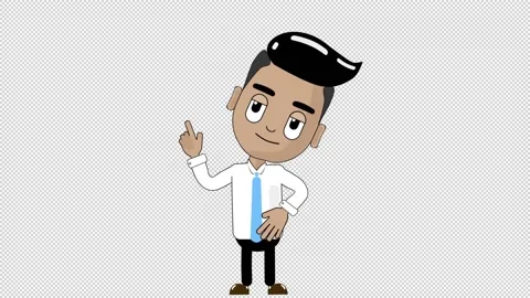 Man Thinking Animation Character Loop Al... | Stock Video | Pond5