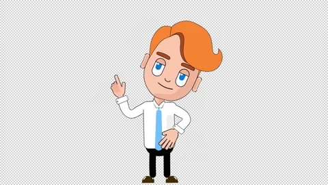 Man Thinking Animation Character Loop Al... | Stock Video | Pond5