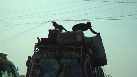 Unloading Bus Stock Video Footage | Royalty Free Unloading Bus Videos ...