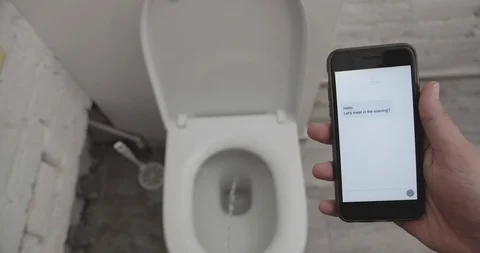 Using Toilet Stock Video Footage | Royalty Free Using Toilet Videos | Pond5