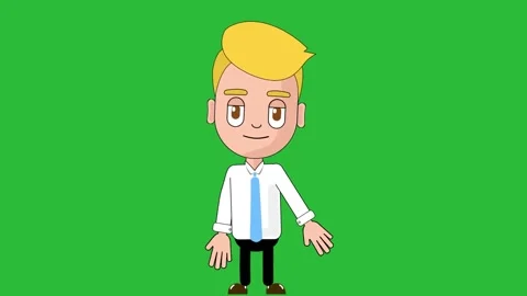 Man Waiting Animation Character Loop Alp... | Stock Video | Pond5