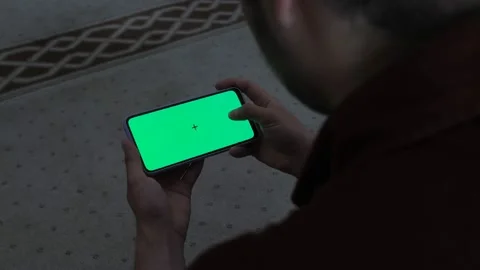 Man Watch Green Screen | Stock Video | Pond5