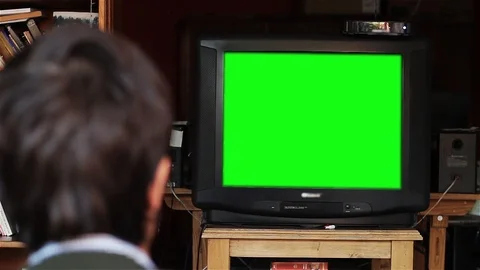 People Watching Tv Green Screen Stock Footage ~ Royalty Free Stock ...