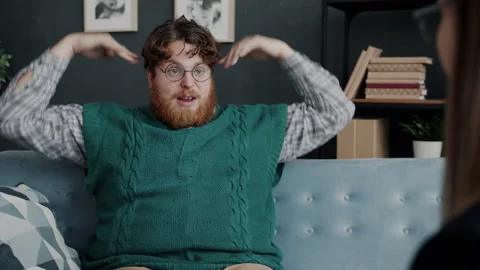 Weird Man Stock Footage ~ Royalty Free Stock Videos | Pond5