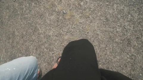 Man & Woman Walk Together, First Person ... | Stock Video | Pond5